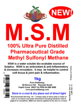MSM - 100% Ultra Pure Distilled Pharmaceutical Grade Methyl Sulfonyl ...